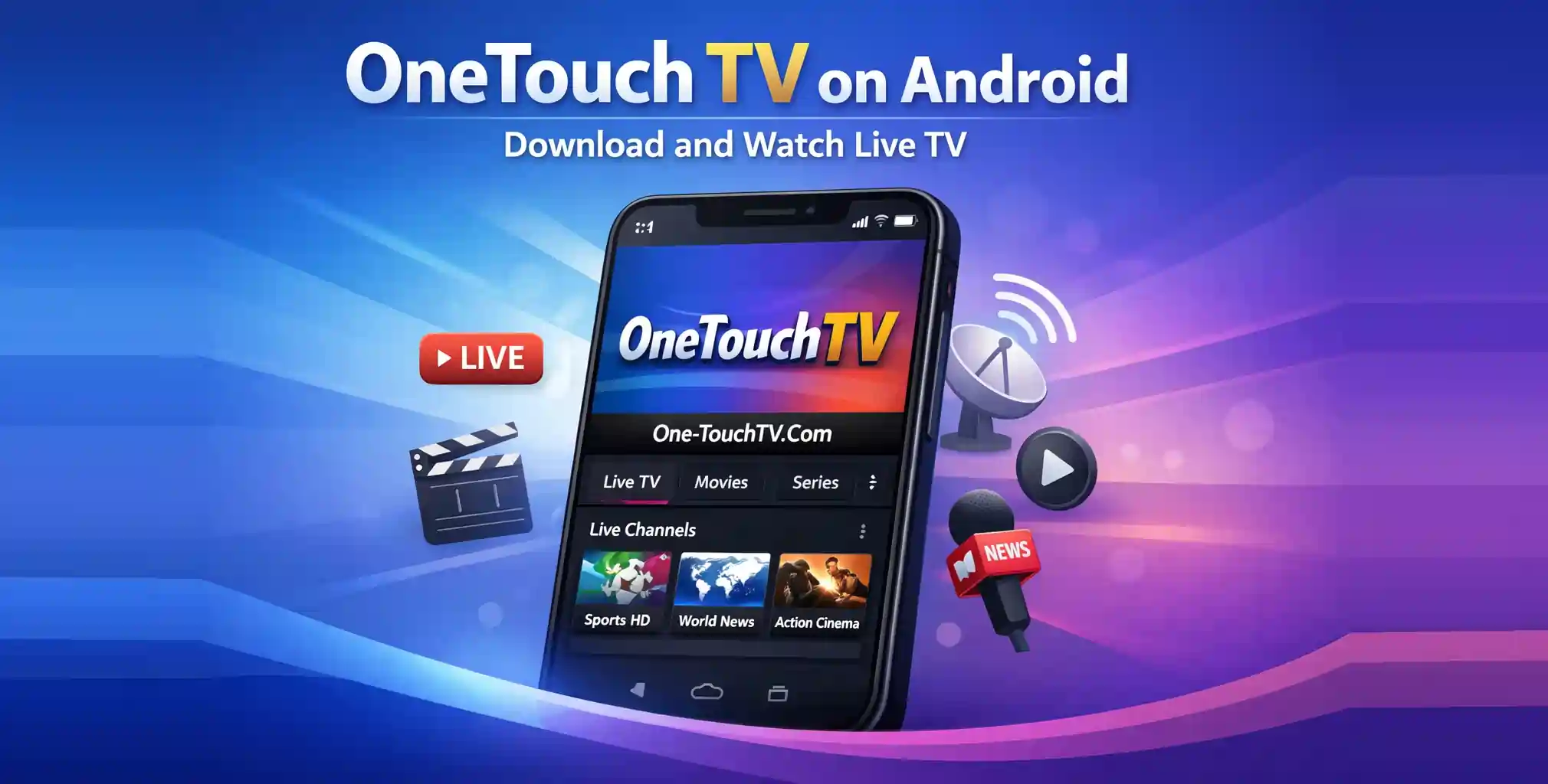 OneTouch TV on PC - Stream Live TV on Computer